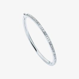 Ted Baker TBJ4062-01-02 Claudia Slim Silver Tone Crystal Bangle ...