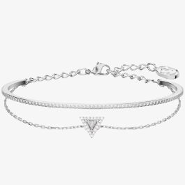 Swarovski 5643731 Ladies Ortyx Triangle Double Row Bracelet - thbaker.co.uk