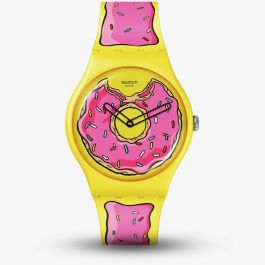 Swatch SO29Z134 Simpsons Seconds of Sweetness Watch - thbaker.co.uk