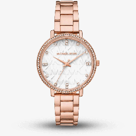 Michael Kors MK4594 Crystal White Dial Ladies Watch - thbaker.co.uk