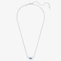 Swarovski 5668276 Mesmera Blue Mixed Cuts Rhodium Plated Necklace ...