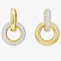 Swarovski 5668818 Dextera White Interlocking Loop Earrings - thbaker.co.uk