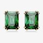 Swarovski 5677142 Matrix Green Rectangular Cut Stud Earrings - thbaker ...