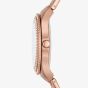 Fossil Ladies Stella Rose Gold-Plated Flower Dial Watch ES5192 | T.H ...