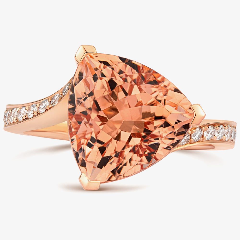 Tivon RR-1793-MG M 18ct Rose Gold 0.23ct Ring - thbaker.co.uk