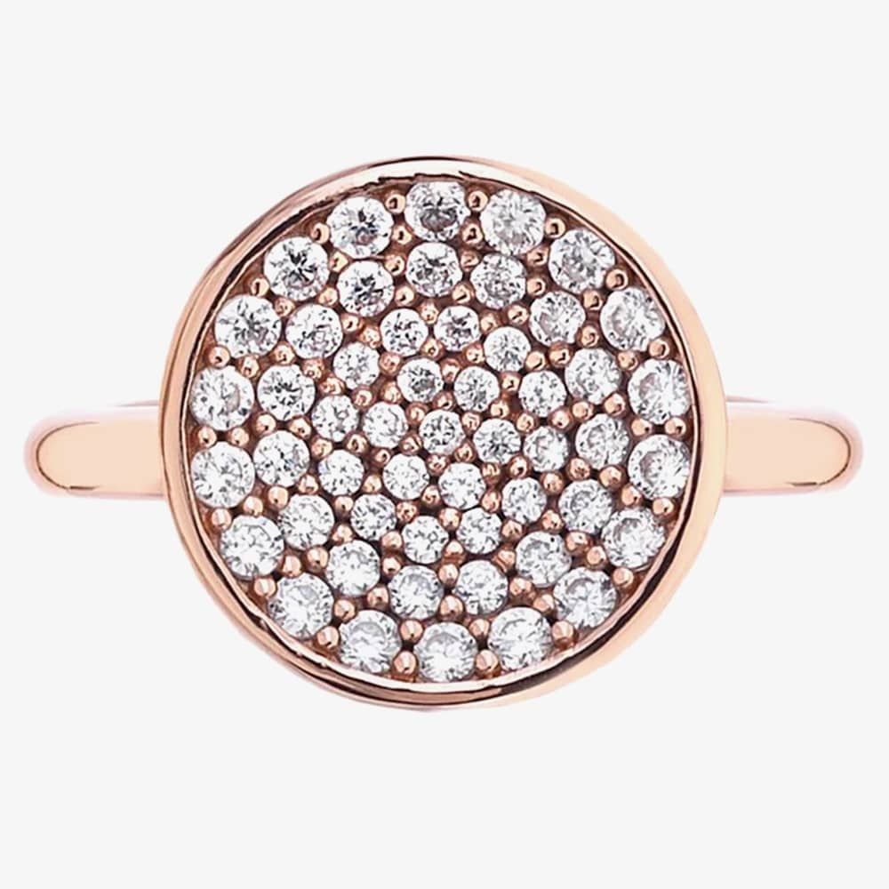 Hot Diamonds Emozioni ER006 Rose Gold Plated Scintilla Ring - thbaker.co.uk