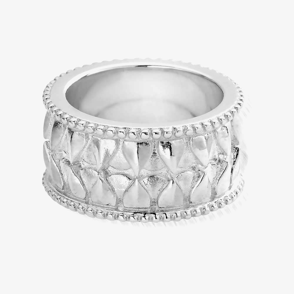 ChloBo SR1372 Mayas Light Wide Maya Ring - thbaker.co.uk