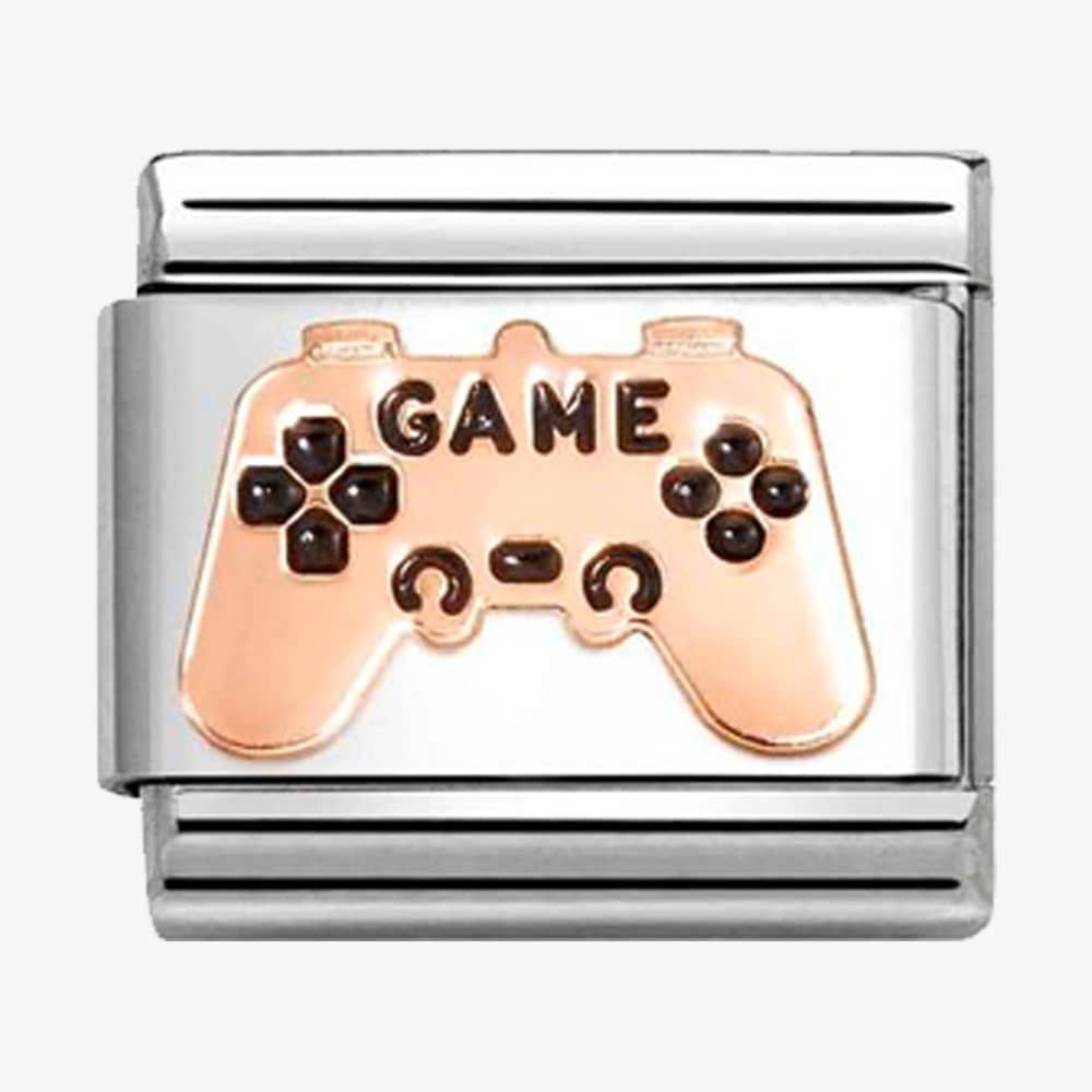 Nomination 430202/26 CLASSIC Rose Gold Game Controller Charm - thbaker ...