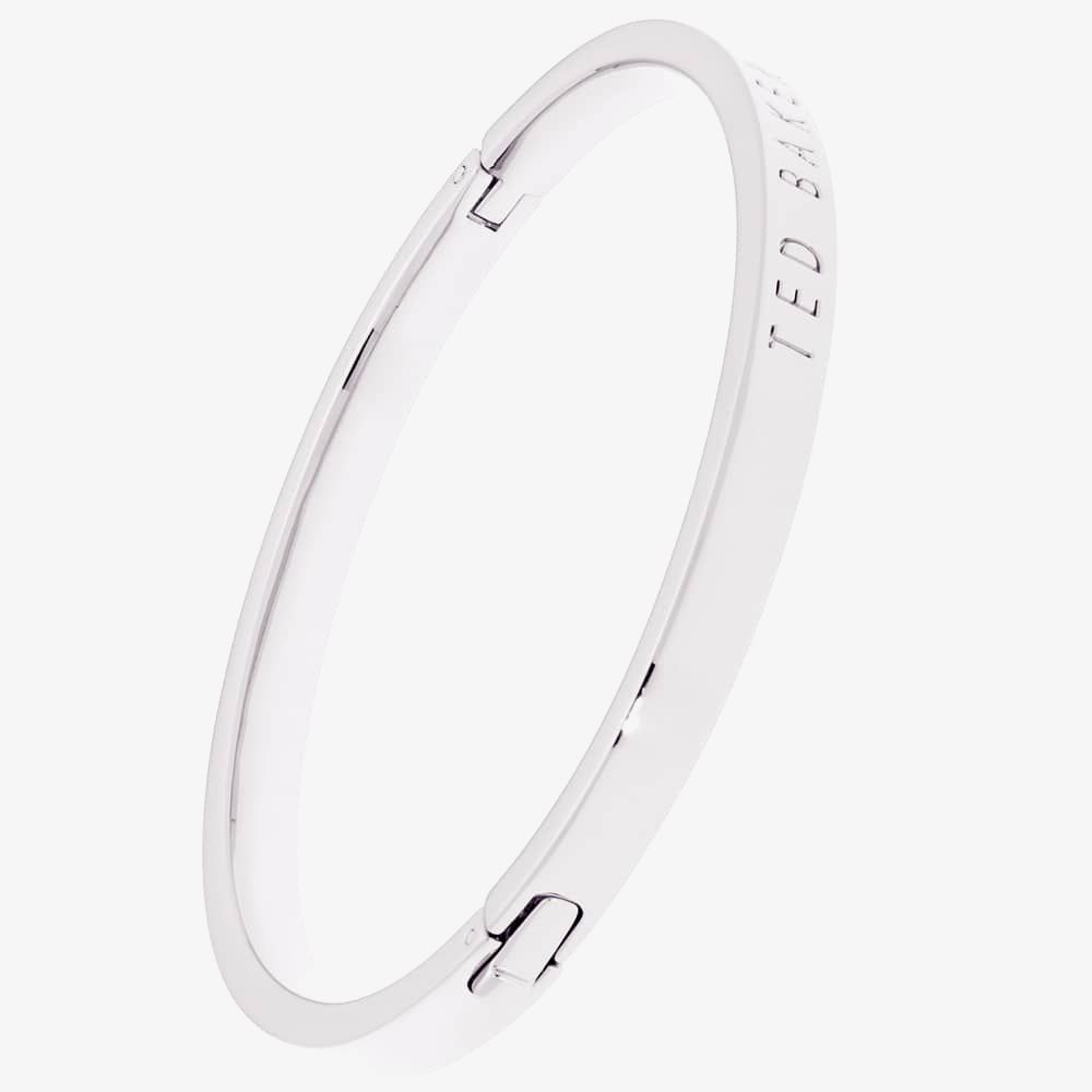 Ted Baker TBJ1568-01-03 CLEMINA Silver Tone Bangle - thbaker.co.uk