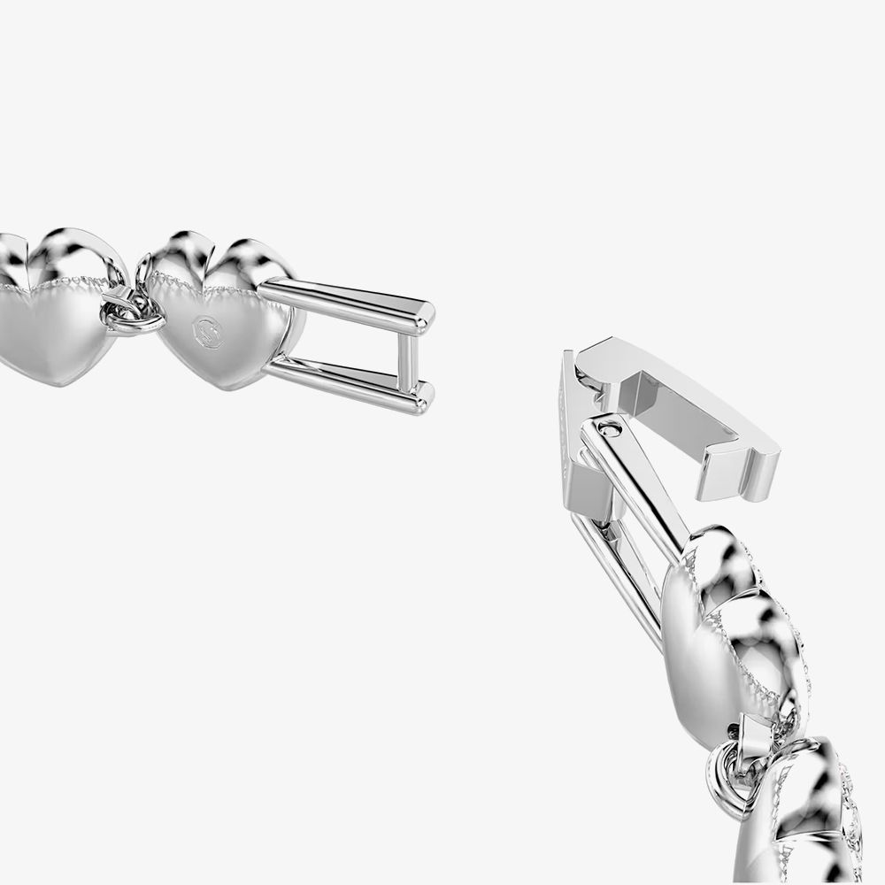 Swarovski 5720860 Capsule White Crystal Heart Bracelet - thbaker.co.uk