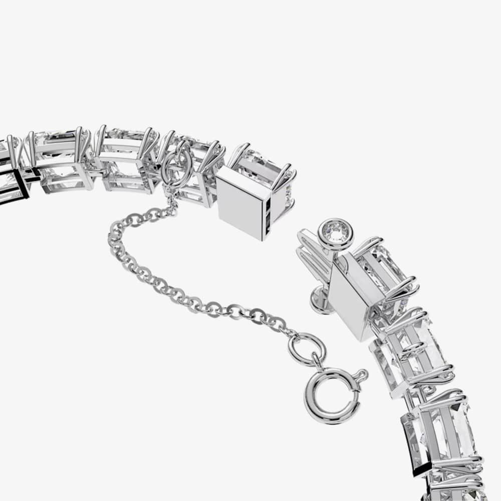 Swarovski 5599202 Millenia Square White Crystal Bracelet - thbaker.co.uk