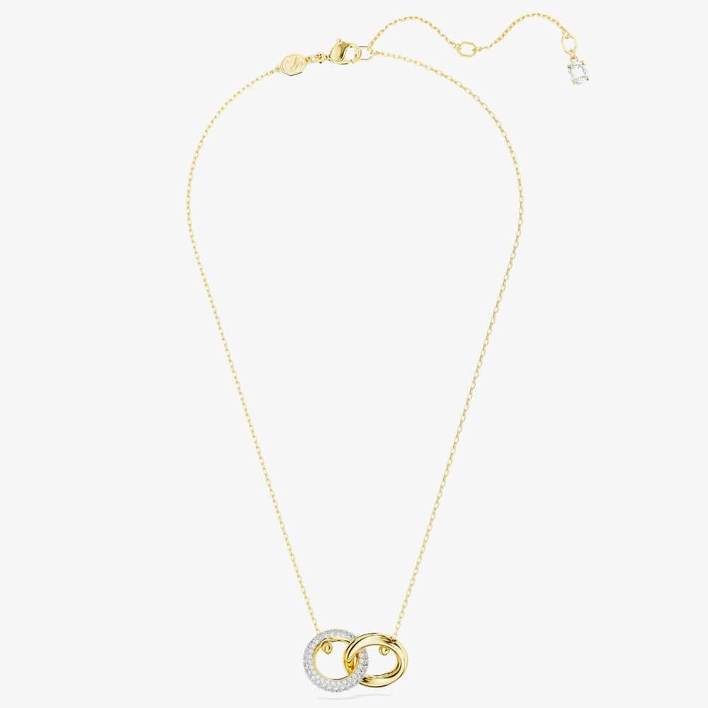 Swarovski 5668820 Dextera White Interlocking Loop Necklace - thbaker.co.uk