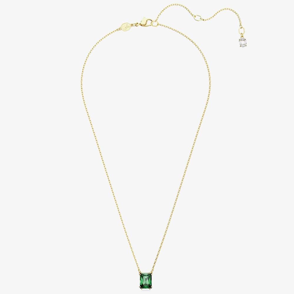 Swarovski 5677141 Matrix Green Mixed Cuts Necklace - thbaker.co.uk