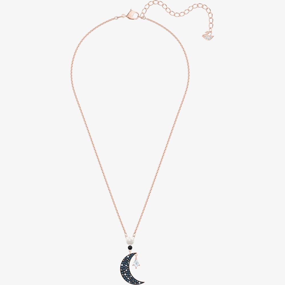 Swarovski 5489534 Symbolic Moon Rose Gold Tone Pendant - thbaker.co.uk
