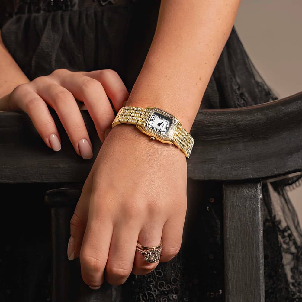 Sekonda 40661 Monica Gold Plated Crystal Watch - thbaker.co.uk