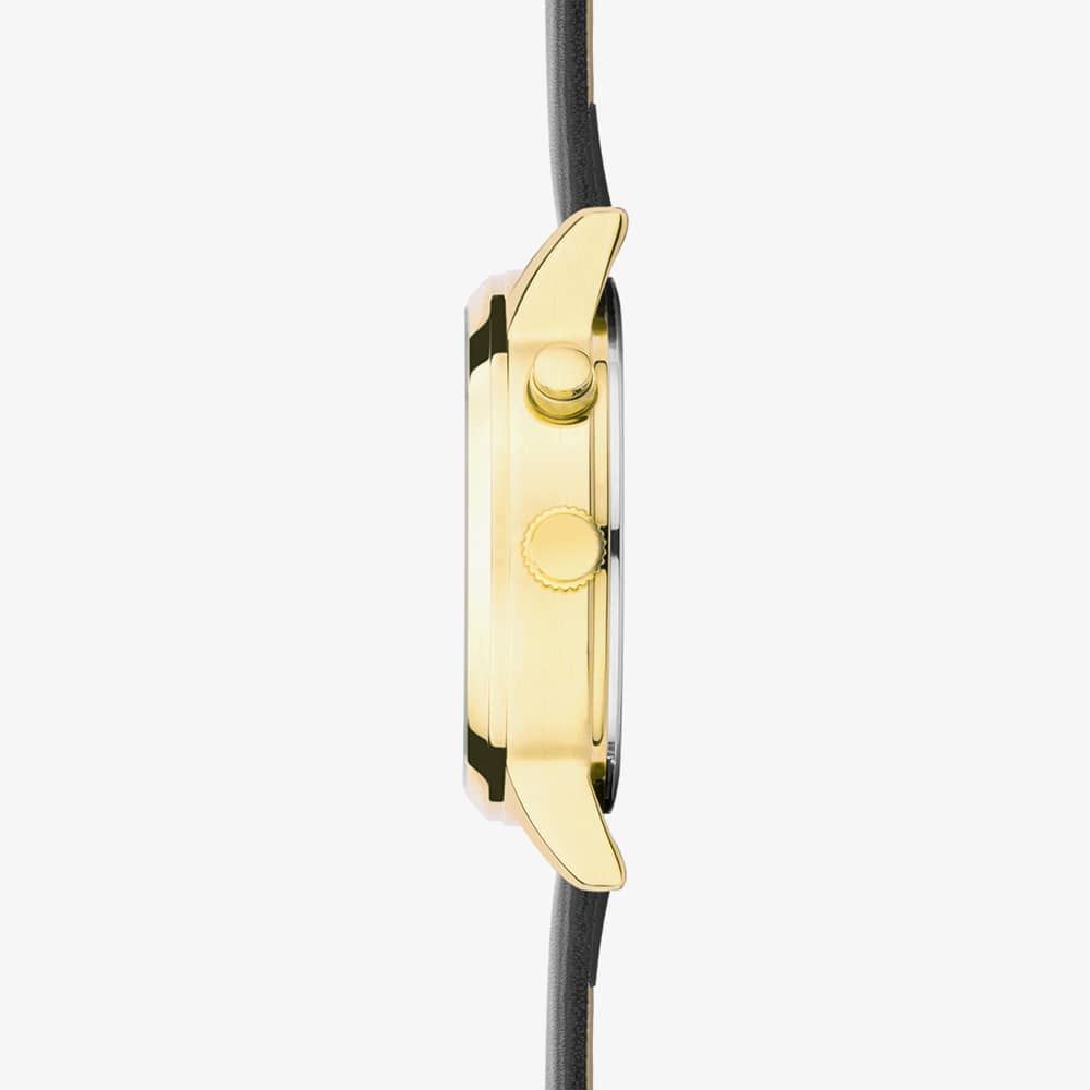 Sekonda Easy Reader Black & Gold Plated Watch 30127 - thbaker.co.uk