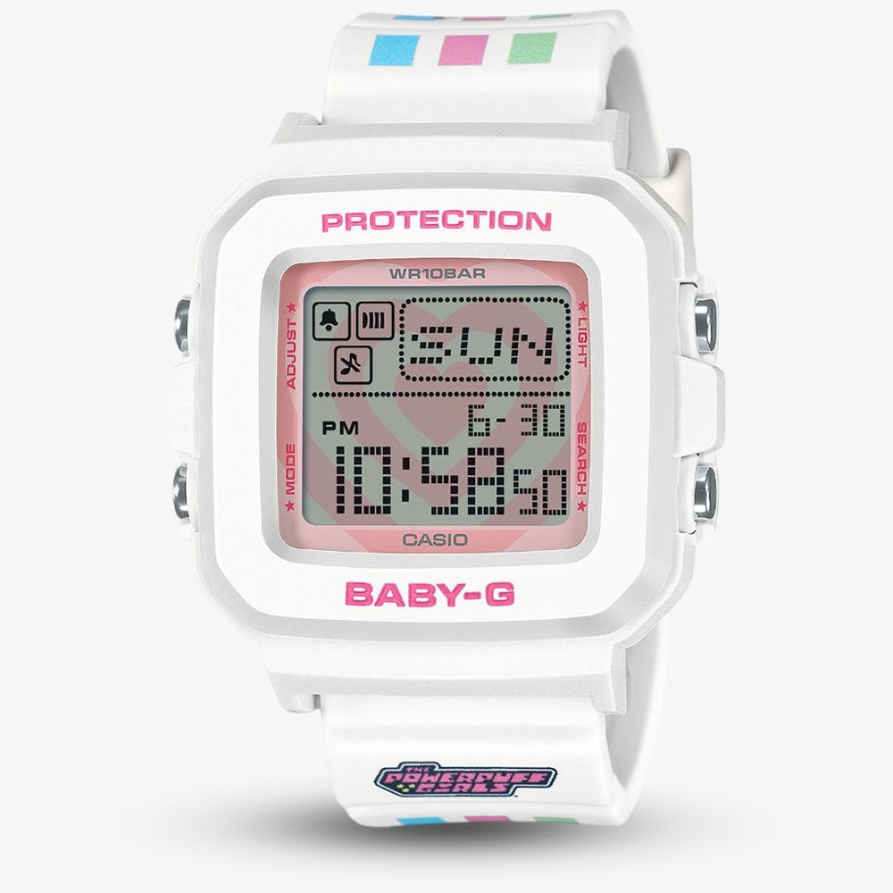 Casio BGD-10KPP-7ER Baby G Girls Powerpuff Girls Digital Watch ...