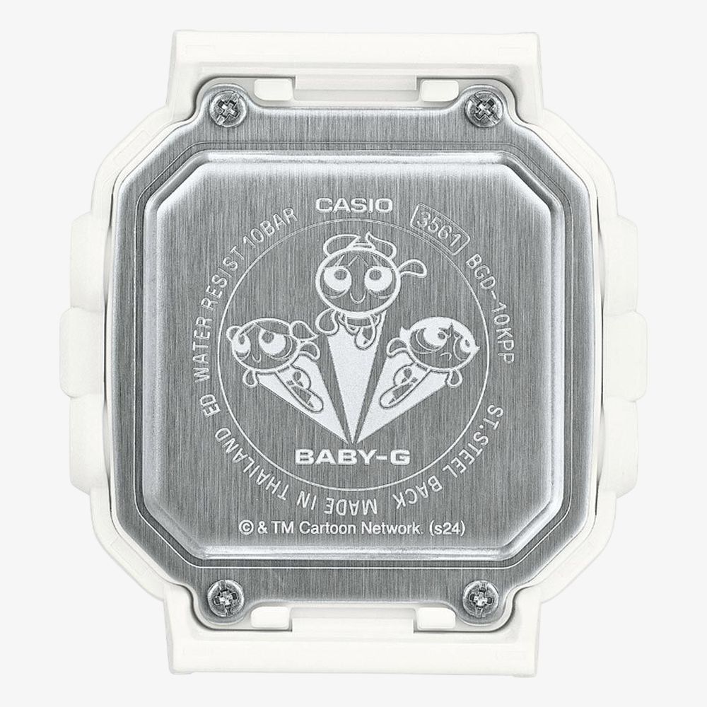 Casio BGD-10KPP-7ER Baby G Girls Powerpuff Girls Digital Watch ...