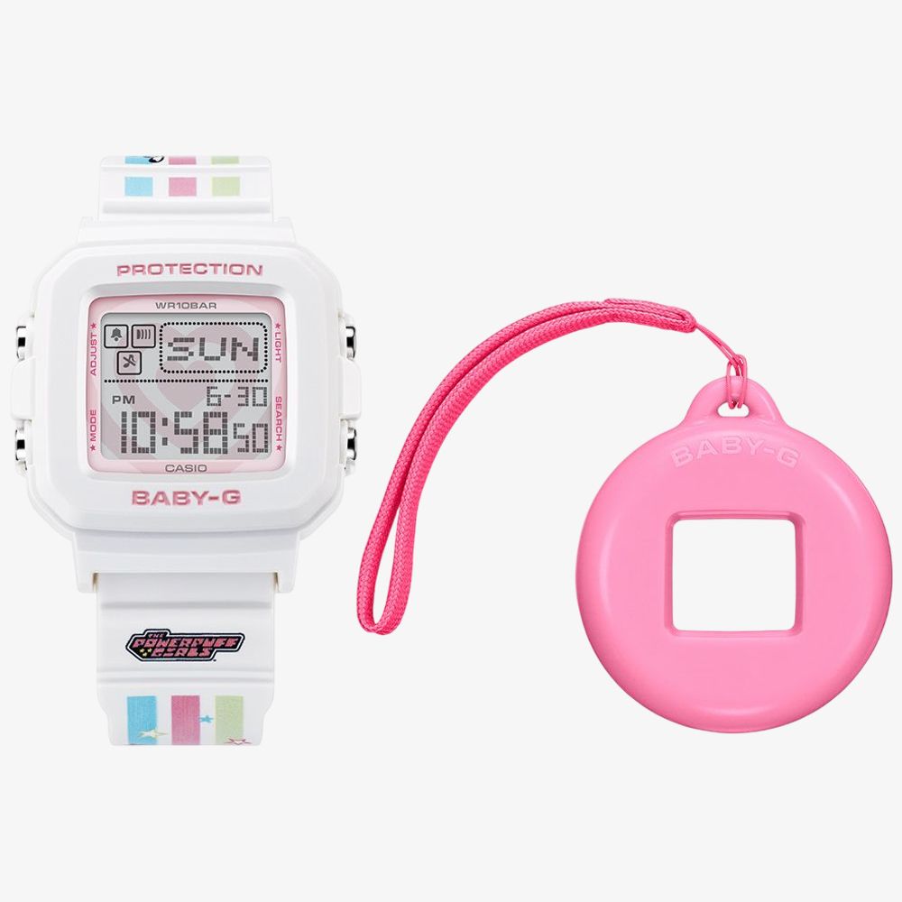 Casio BGD-10KPP-7ER Baby G Girls Powerpuff Girls Digital Watch ...