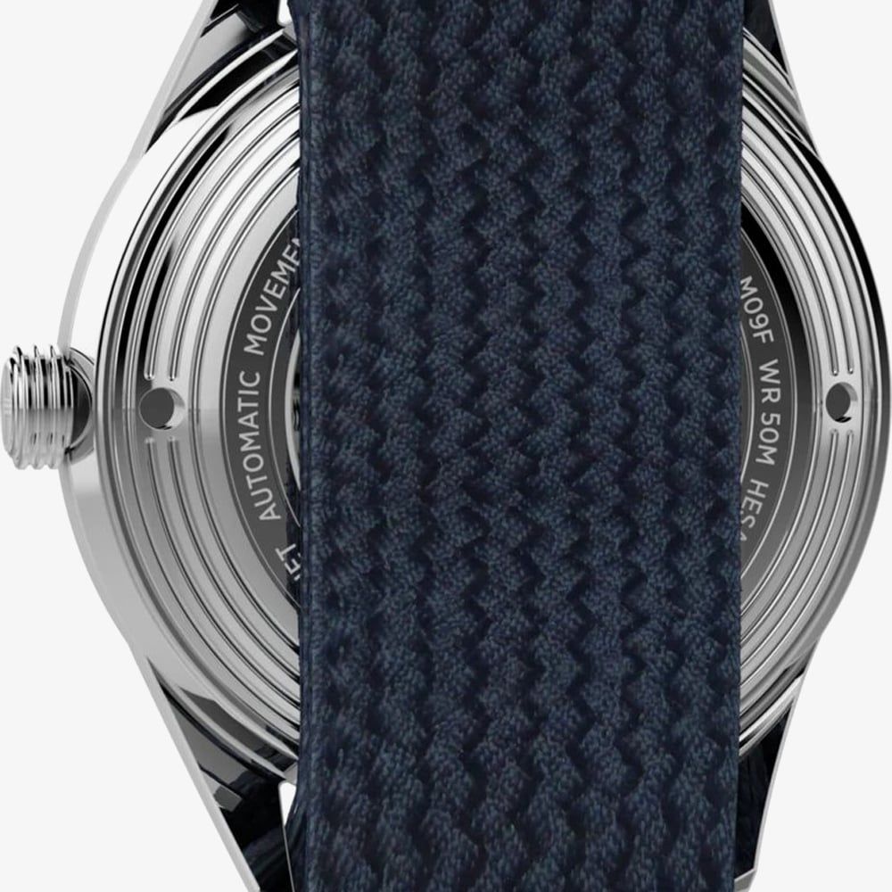 Timex Mens TW2V72300 Marlin Jet Automatic Blue Fabric Watch - thbaker.co.uk