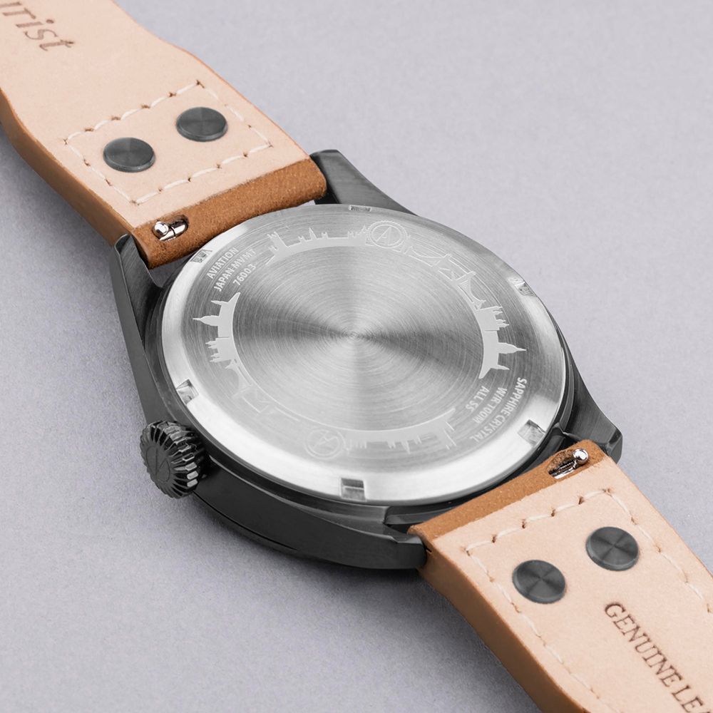 Accurist 76003 Aviation Tan Leather Watch - thbaker.co.uk