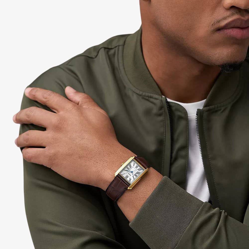 Fossil Fs6011 Carraway Silver Dial Mens Watch Uk