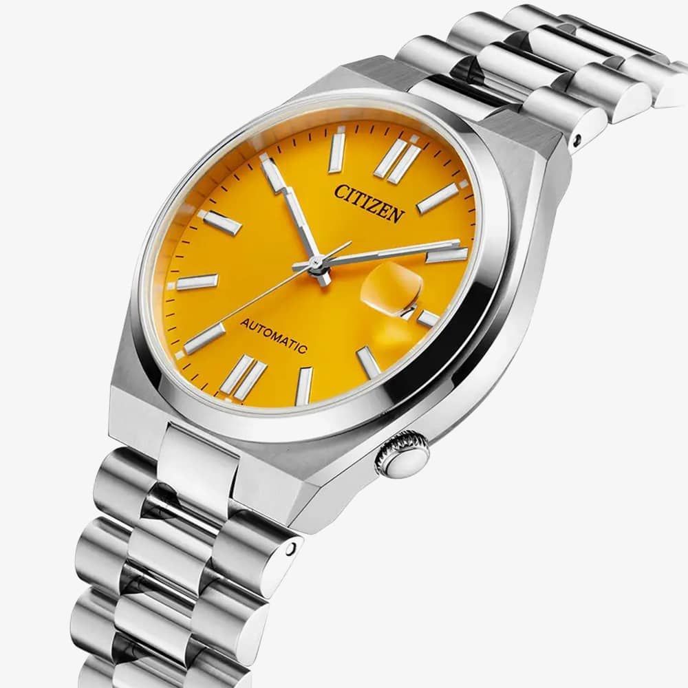 Citizen NJ0150-56Z Yellow Dial Mens Watch - thbaker.co.uk