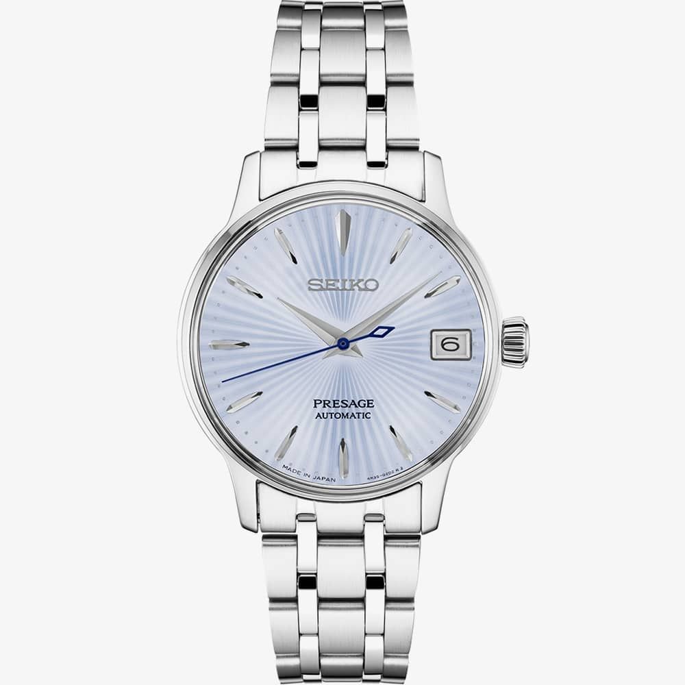 Seiko SRP841J1 Presage Cocktail Blue Dial Ladies Watch - thbaker.co.uk