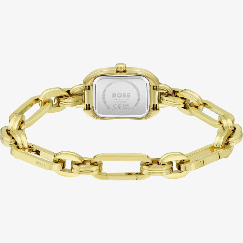 BOSS 1502655 Hailey Gold Dial Ladies Watch - thbaker.co.uk