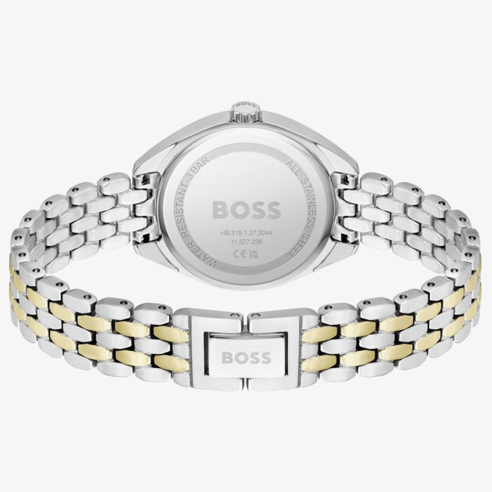 BOSS 1502724 Mae Crystal Silver Dial Ladies Watch - thbaker.co.uk