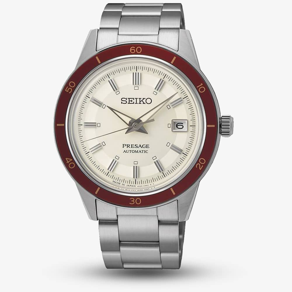 Seiko SRPH93J1 Cream Dial Mens Watch - thbaker.co.uk
