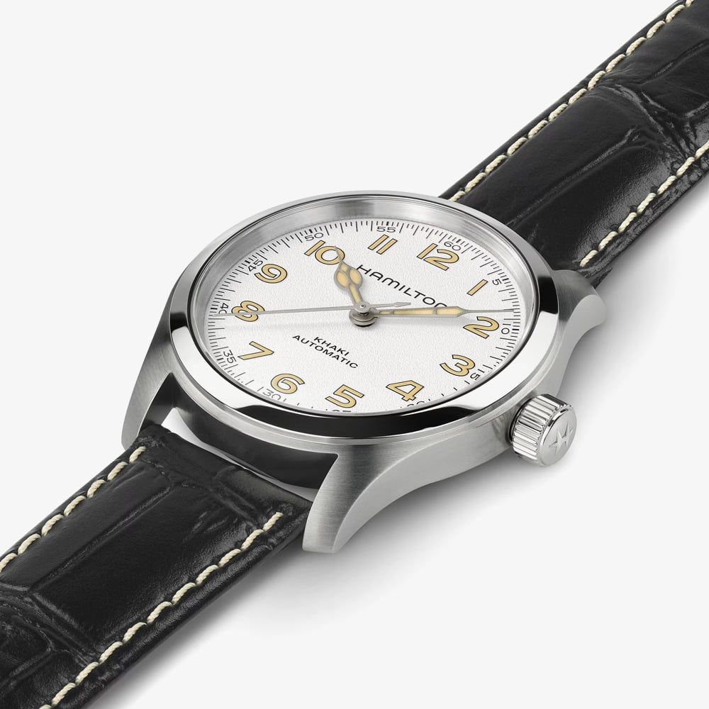 Hamilton H70405710 Khaki Field Murph Leather Strap Watch - thbaker.co.uk