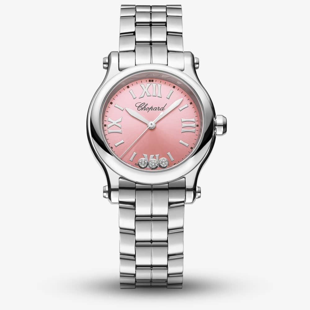 Chopard 278590-3012 Pink Dial Ladies Watch - thbaker.co.uk