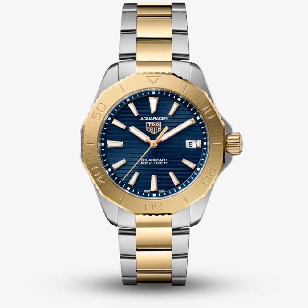 TAG Heuer WBP1120.BB0002 Mens Aquaracer Solar Powered Watch - thbaker.co.uk