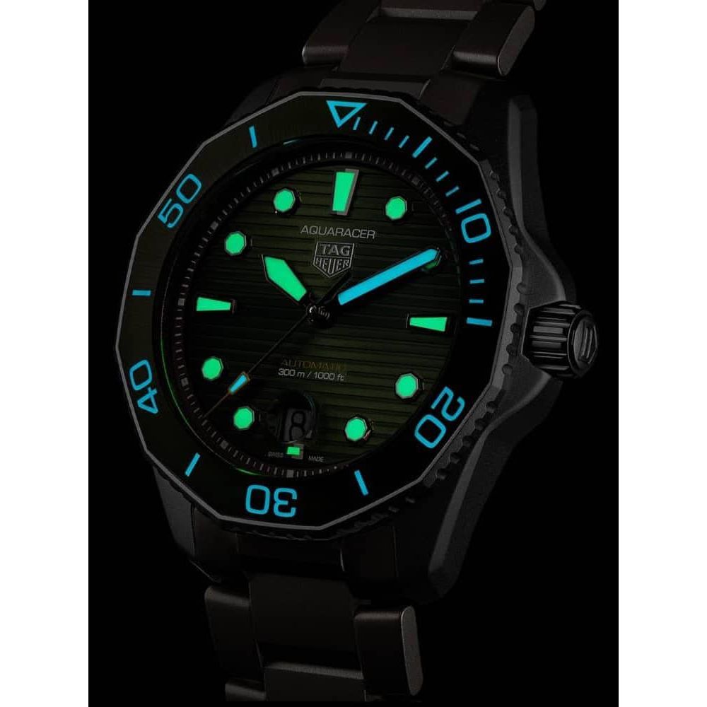 TAG Heuer WBP208B.BF0631 Green Dial Mens Watch - thbaker.co.uk