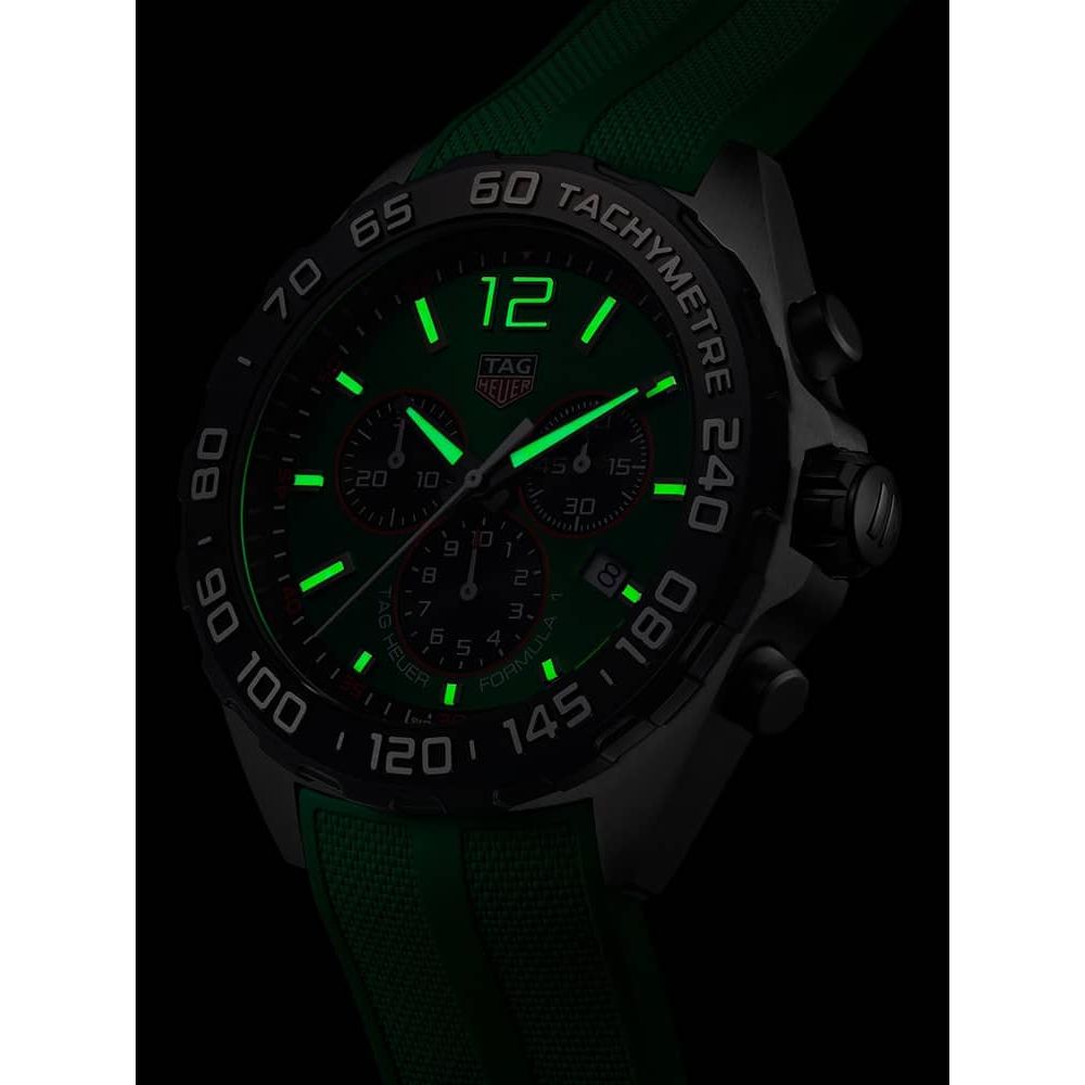 TAG Heuer CAZ101AP.FT8056 Chronograph Green Mens Watch - thbaker.co.uk