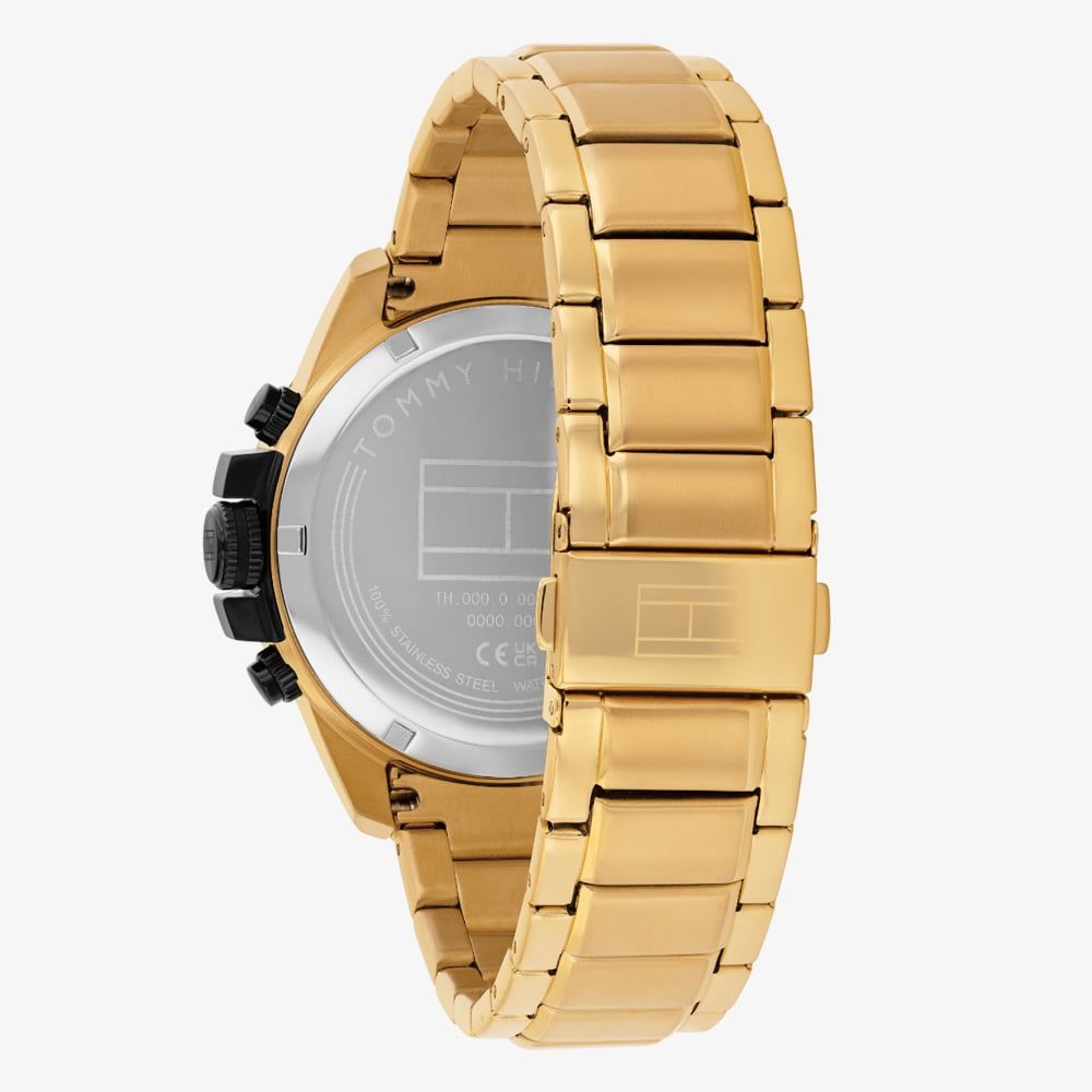 Tommy Hilfiger 1792199 Mens Jameson Gold Chronograph Watch - thbaker.co.uk