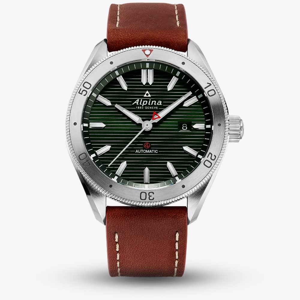 Alpina AL-525GR5AQ6 Green Dial Mens Watch - thbaker.co.uk