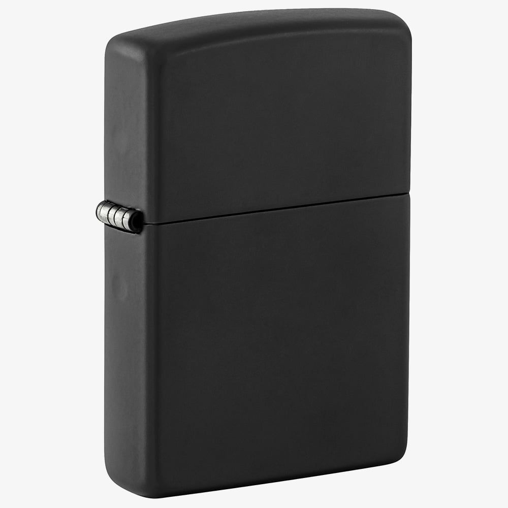 Zippo 218L Matte Black Lighter - thbaker.co.uk