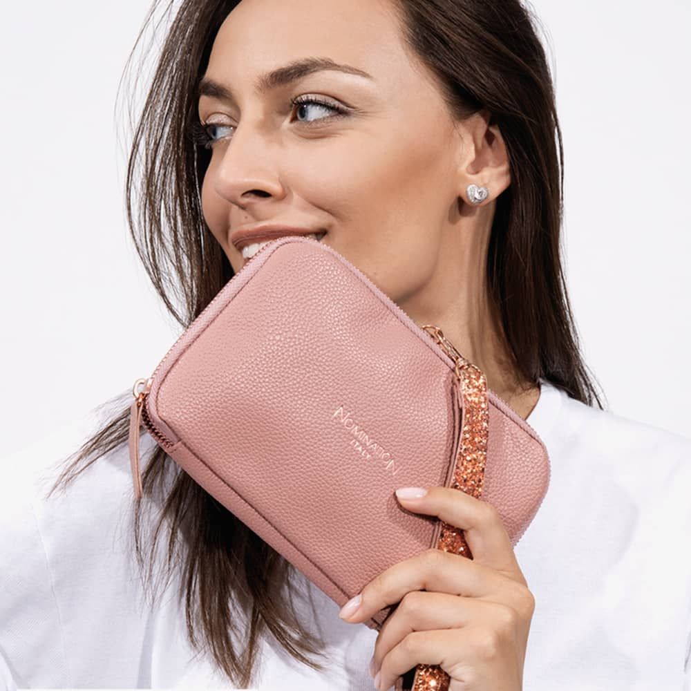 Nomination GADGET34 (GWP) Pink Zip Clutch Bag Accessory - thbaker.co.uk