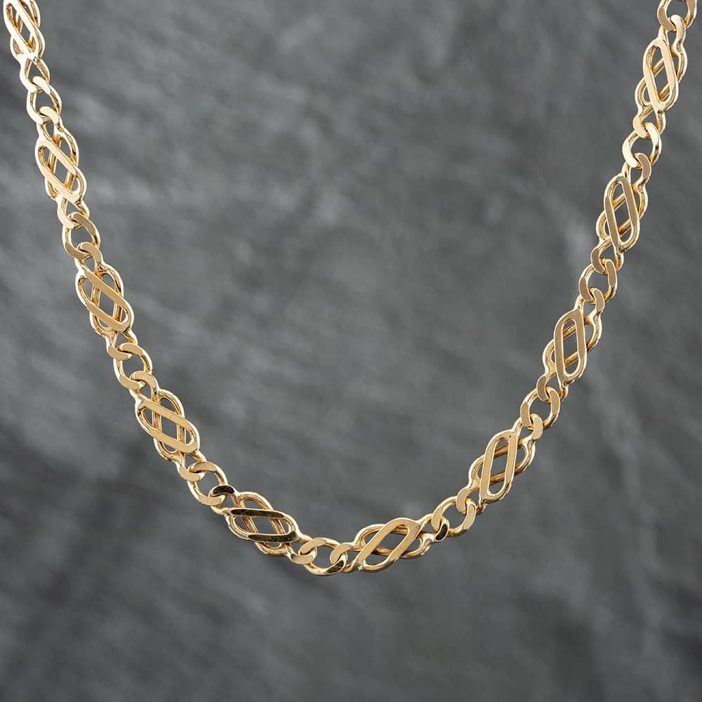 Second Hand 9ct Yellow Gold 16 Inch Celtic Chain 41041193 - thbaker.co.uk
