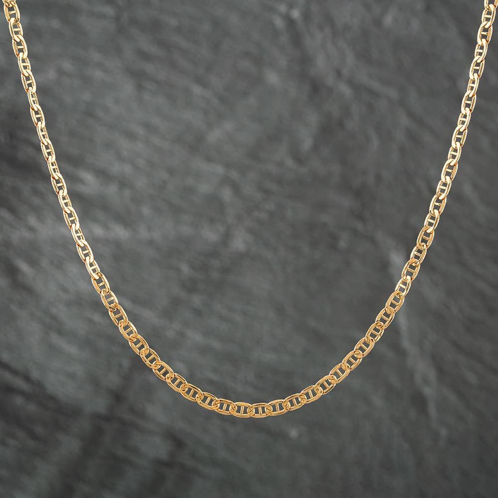 Second Hand 9ct Yellow Gold 18 Inch Anchor Chain 41161142 - thbaker.co.uk