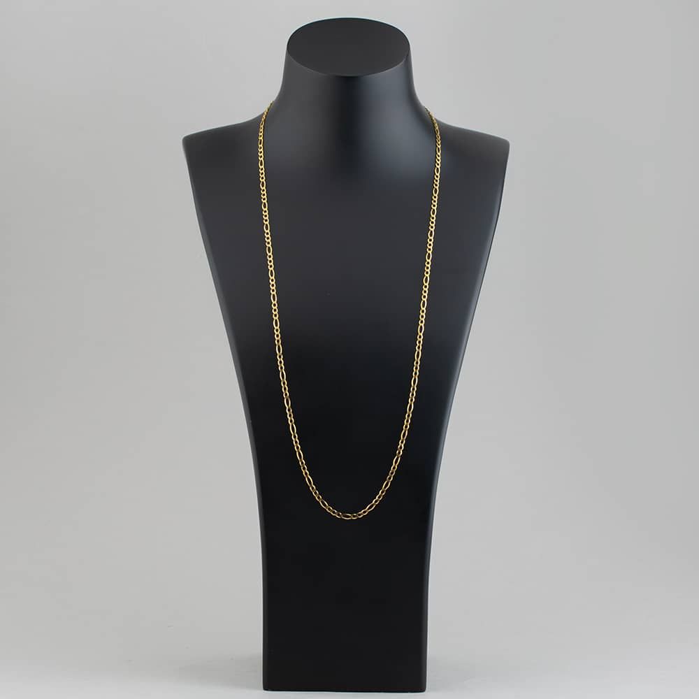 Second Hand 9ct Yellow Gold 28 Inch Figaro Chain 41161184 - thbaker.co.uk