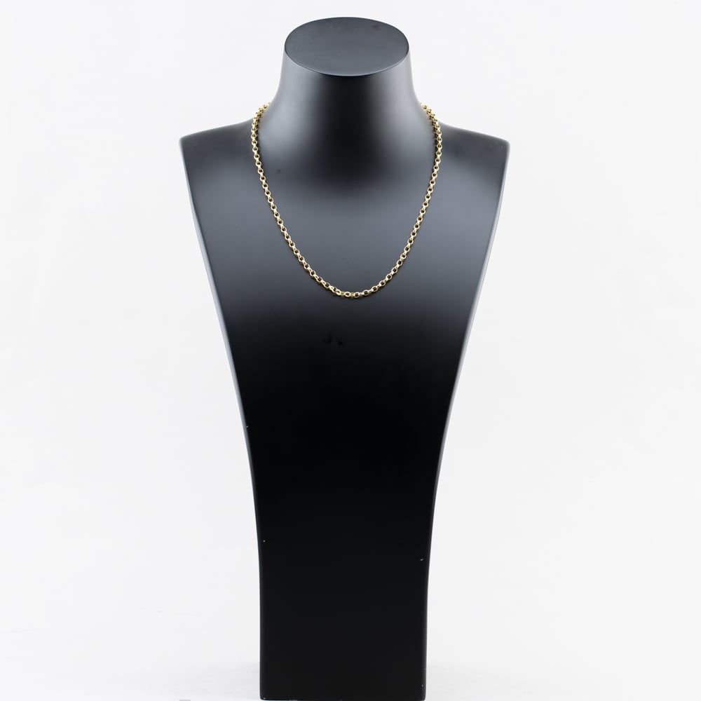 Second Hand 9ct Yellow Gold 18 Inch Belcher Chain 41162039 - thbaker.co.uk