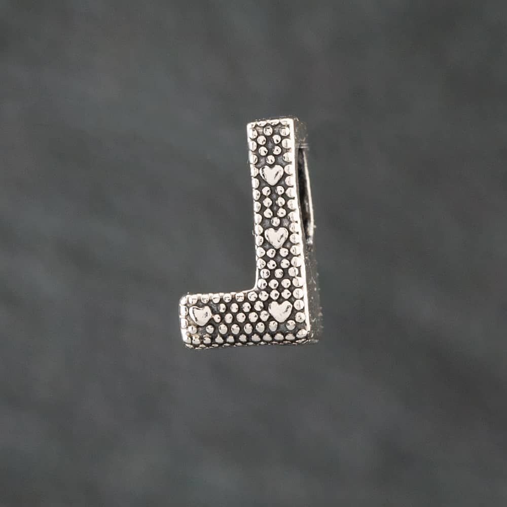 Second Hand Pandora Letter L Charm 797466 | T.H. Baker Family Jewellers