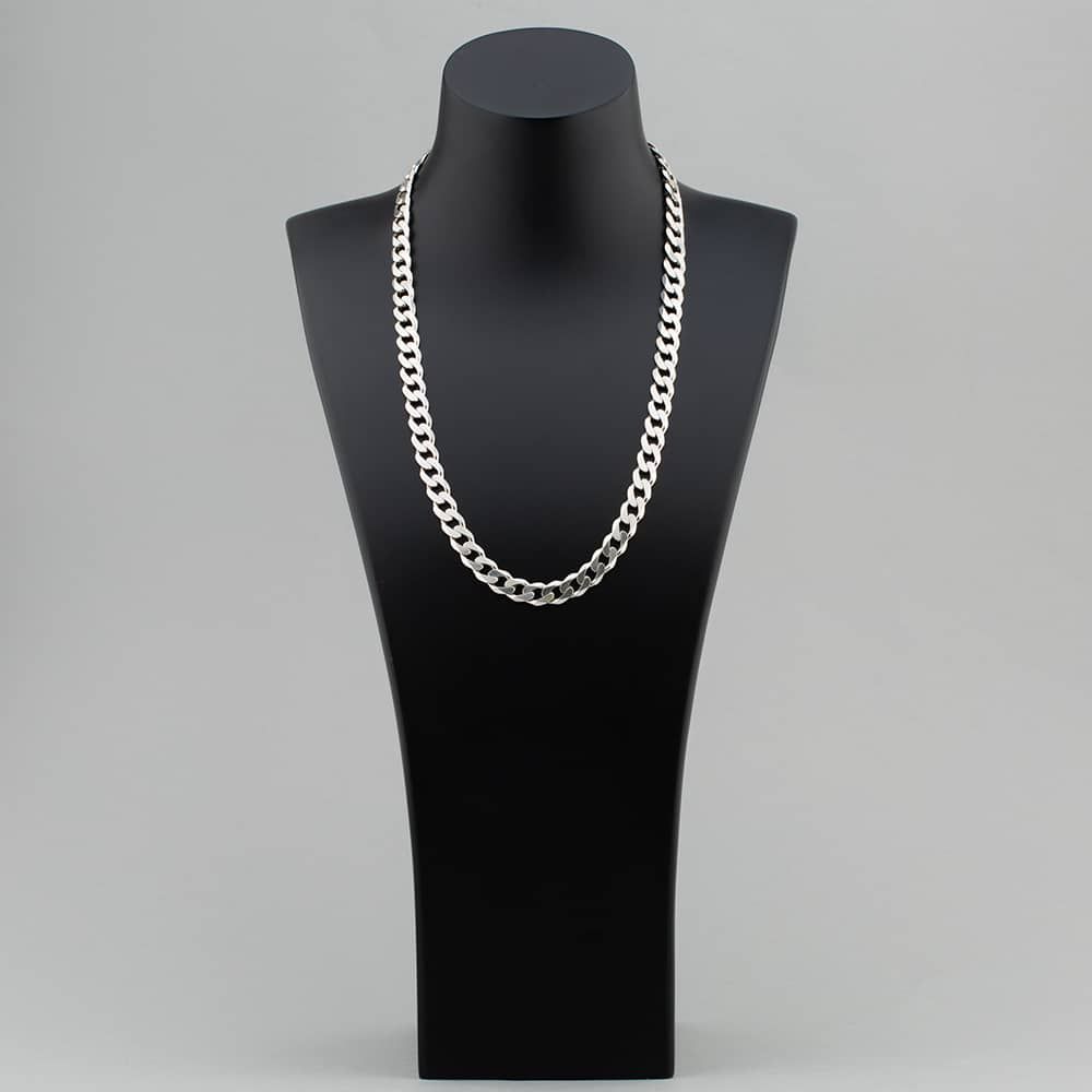 Second Hand Silver Heavy 22 Inch Curb Chain 41251043 - thbaker.co.uk