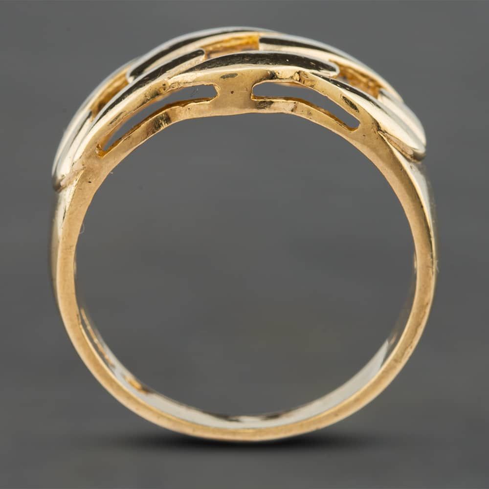 Second Hand 9ct Yellow Gold Curb Signet Ring 41341129 - thbaker.co.uk