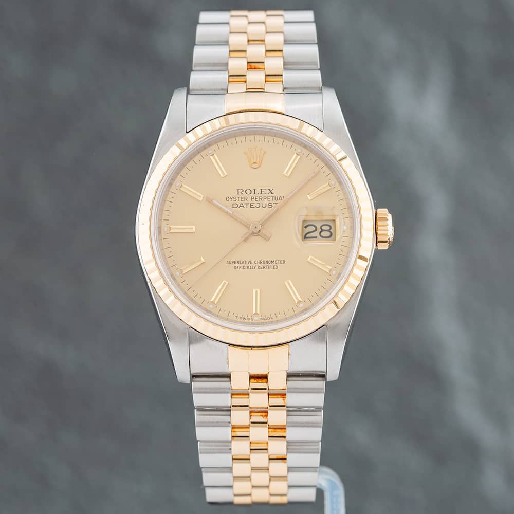 Second Hand Rolex Datejust Watch 16233 - thbaker.co.uk