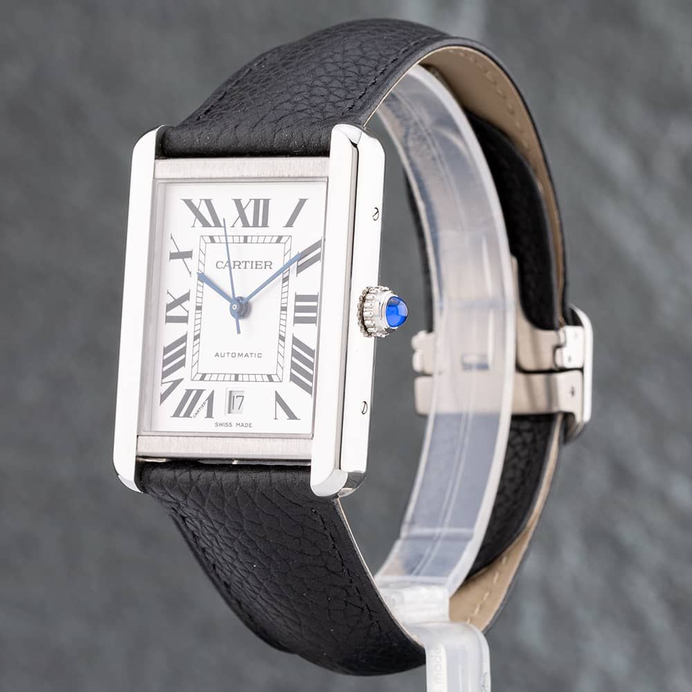 Second Hand Cartier XL Tank Solo Watch 3800 - thbaker.co.uk