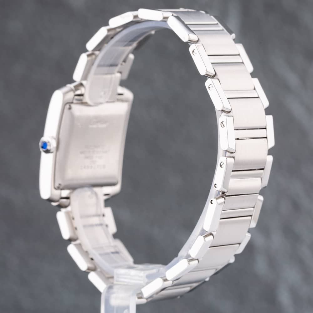 Second Hand Cartier Tank Francaise Silver Bracelet Watch W51002Q3 ...